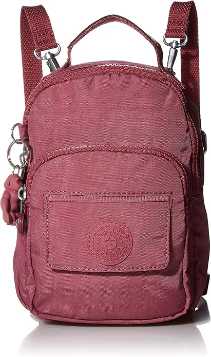 Kipling Alber 3-in-1 Convertible Mini Backpack, fig purple: Amazon.co ...