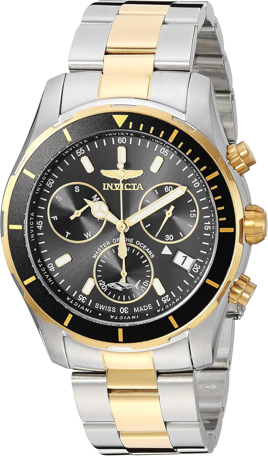 Invicta 26057 Pro Diver Orologio da Uomo acciaio inossidabile Quarzo ...