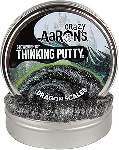 Amazon.com: Crazy Aaron's Glow in The Dark Thinking Putty, Dragon ...