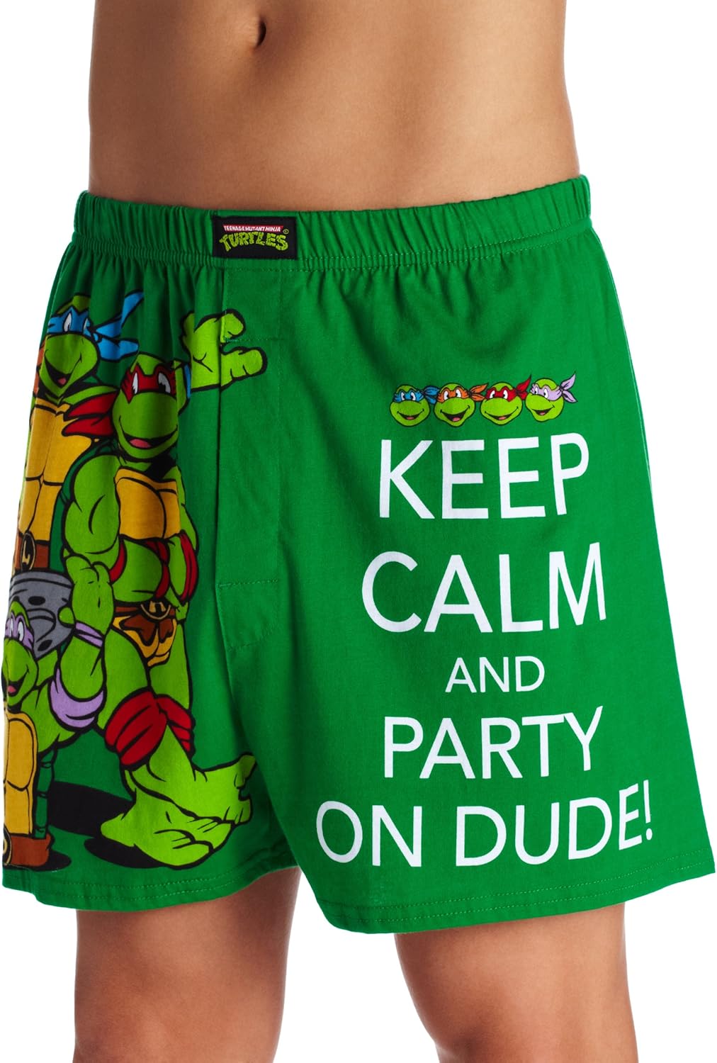 Teenage Mutant Ninja Turtles Briefly Stated Men's Boxer Shorts - - M ...