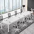 Amazon.com: Tribesigns 13FT Conference Table,Large Rectangle Meeting ...
