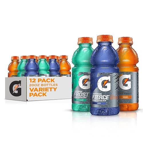 Gatorade Thirst Quencher, Fierce Variety Pack 2.0, 20 Fl Oz (Pack of 12 ...