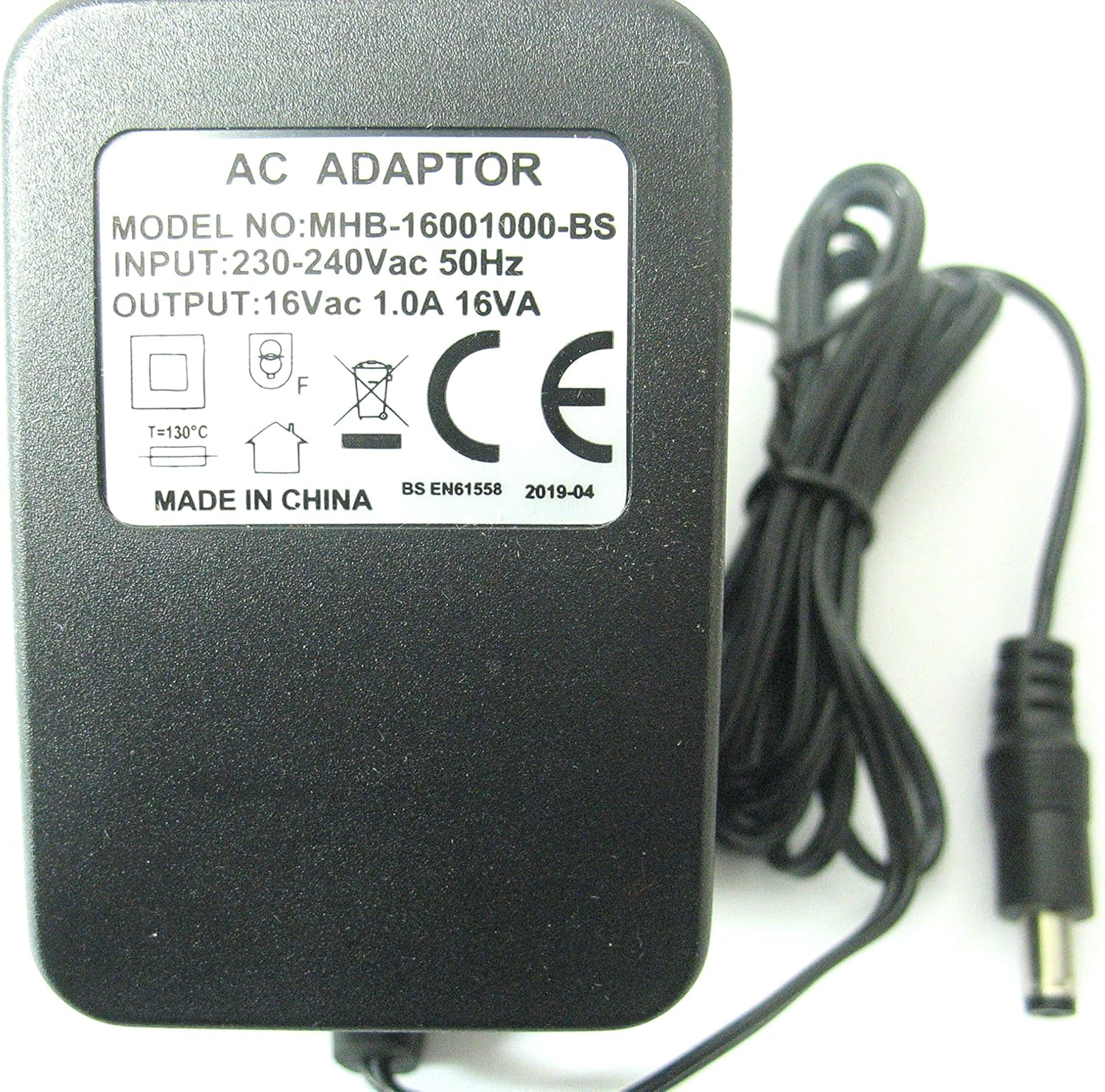 1000ma/1a 16v 16VA AC/AC Power Adaptor/Supply: Amazon.co.uk: Electronics