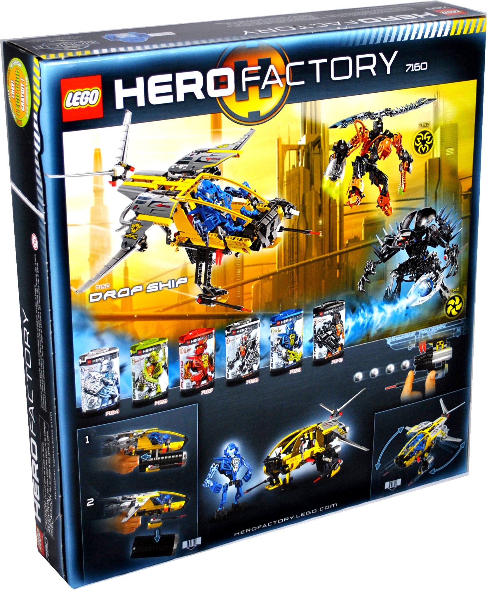 Mua Lego Hero Factory Series Vehicle Set #7160 - DROP SHIP with Stealth ...
