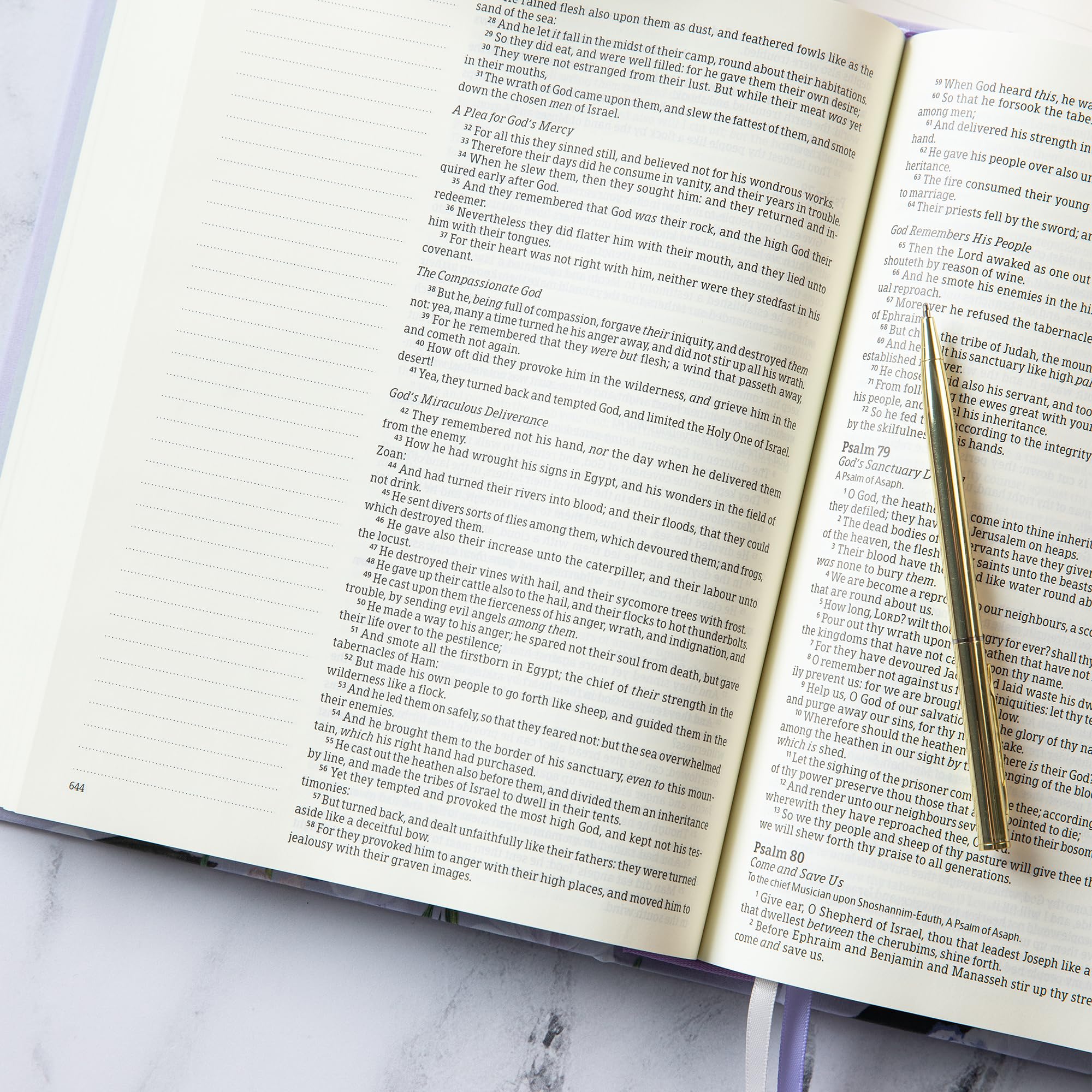 Mua KJV Notetaking Bible, Large Print Hosanna Revival Edition, Lavender ...