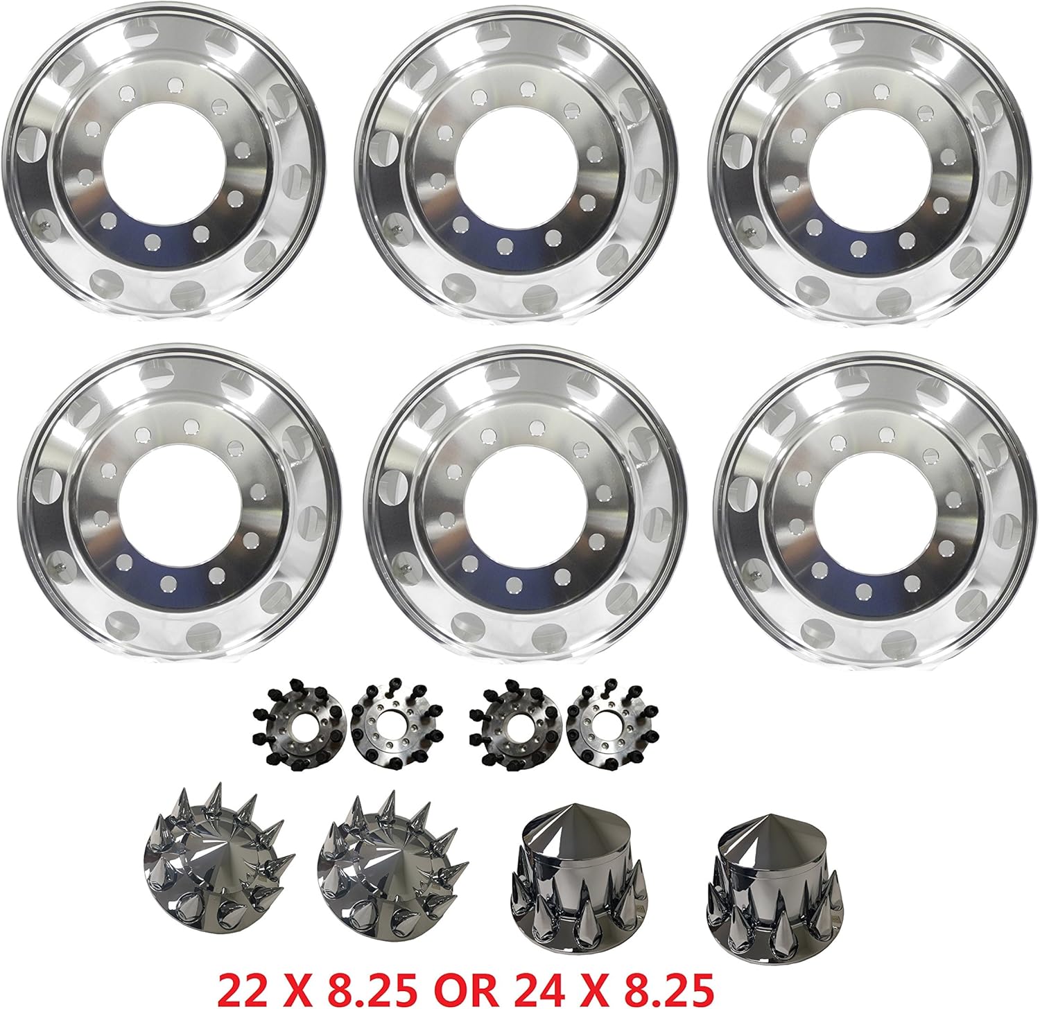 Amazon.com: 22"X8.25" Wheels kits Conversions Adapter 2000-2010 CHEVY ...