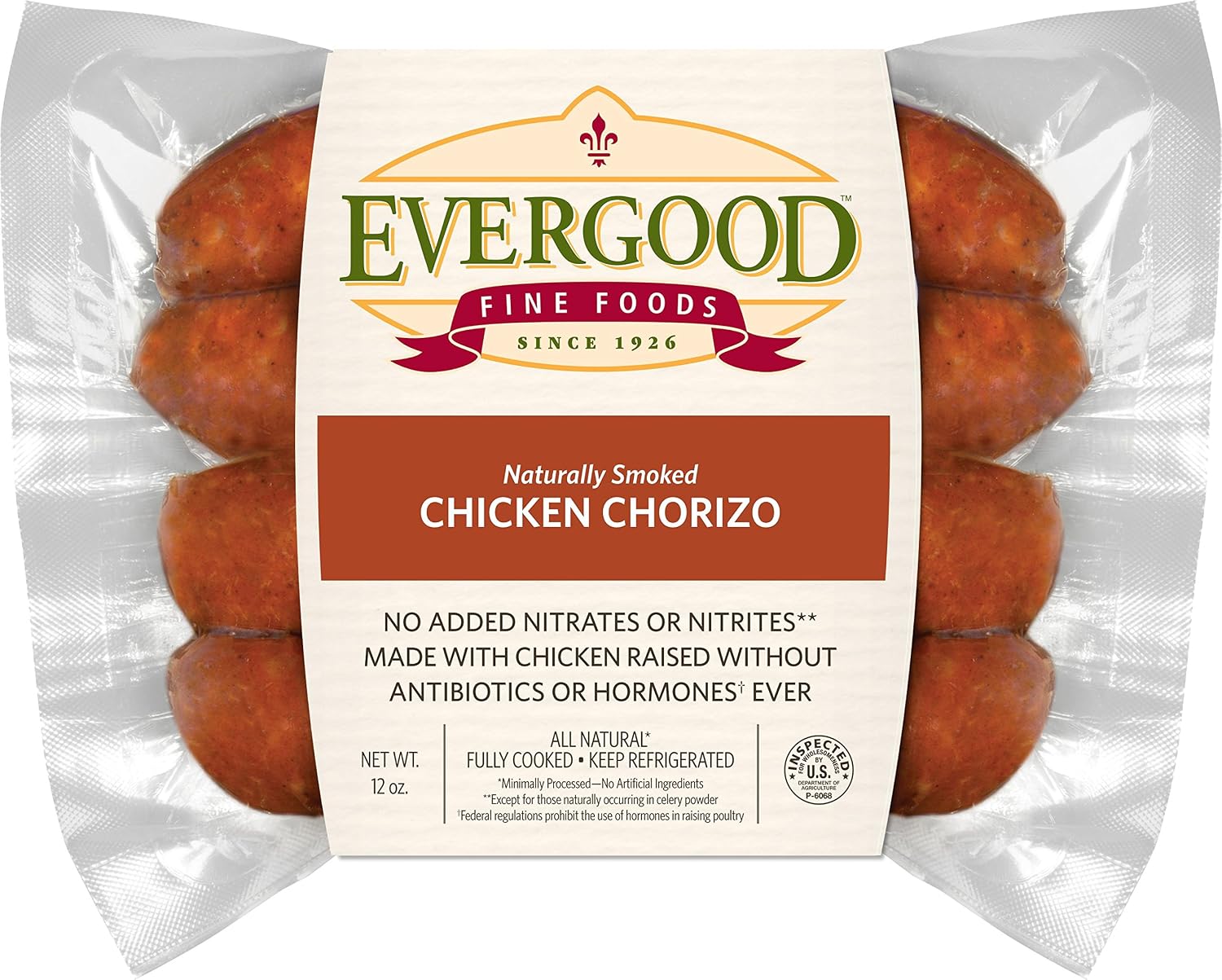 Evergood Chicken Chorizo Sausage: Amazon.com: Grocery & Gourmet Food