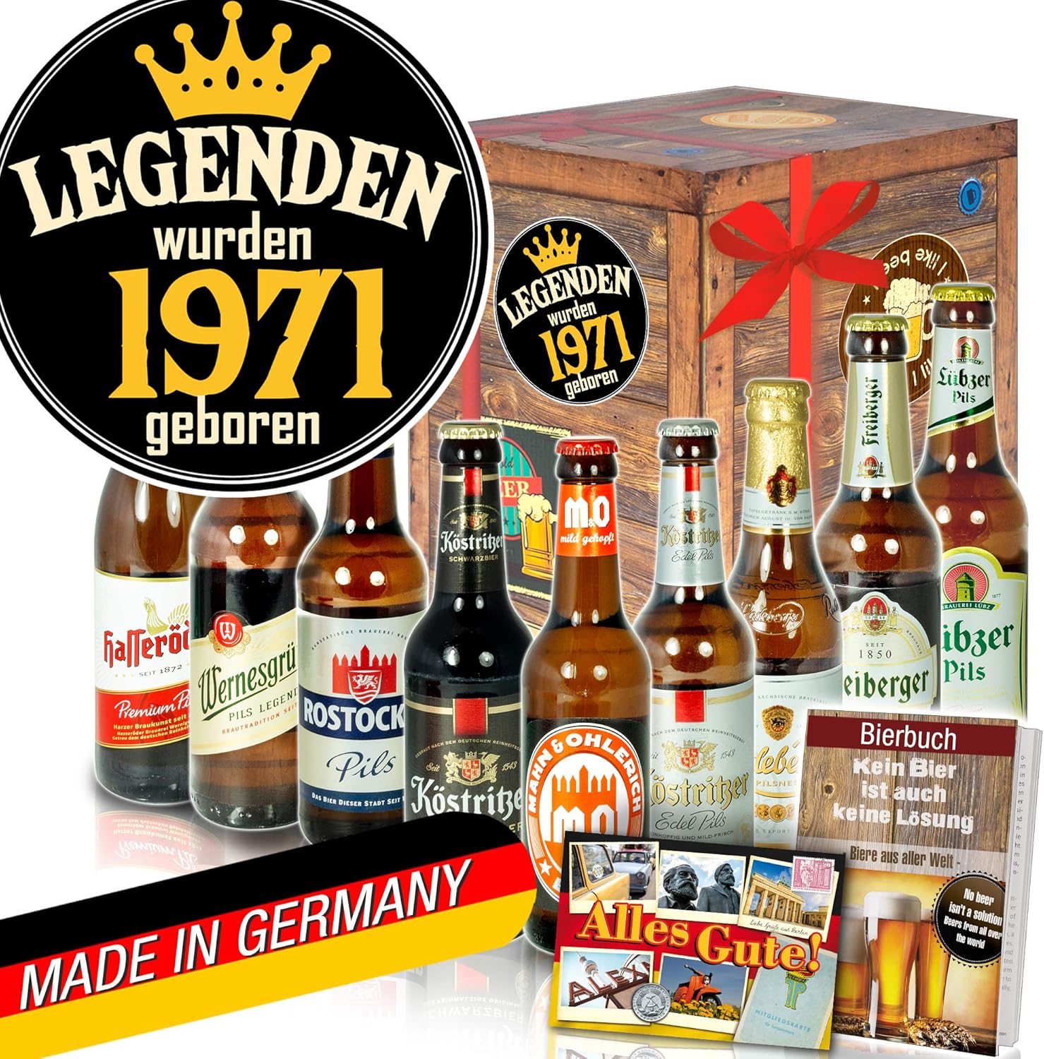 Legenden 1971 ++ DDR Bier Geschenk ++ Geschenke Ideen für Sie: Amazon ...