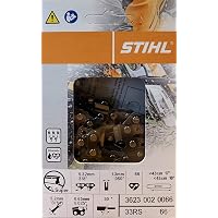 18-Inch Bar & Chain (3/8" Pitch, 050" Gauge, 66 DL) Compatible with ...
