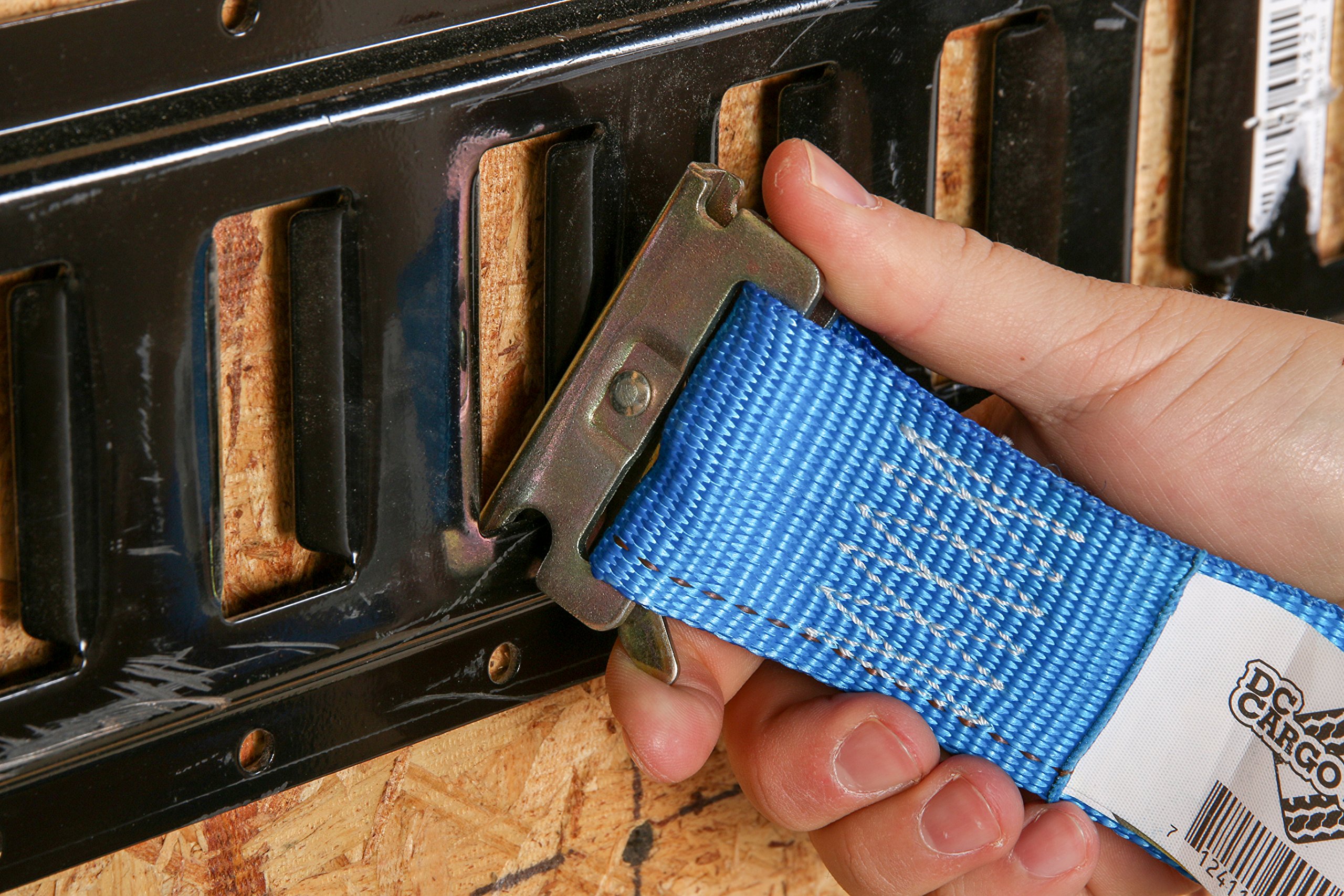 Four 2' E Track Tie-Down Rail, Powder-Coated Steel ETrack TieDowns | 2 ...