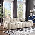 Amazon.com: Leltsen HALLSTATT Beige Couch for Living Room, 87 inch ...