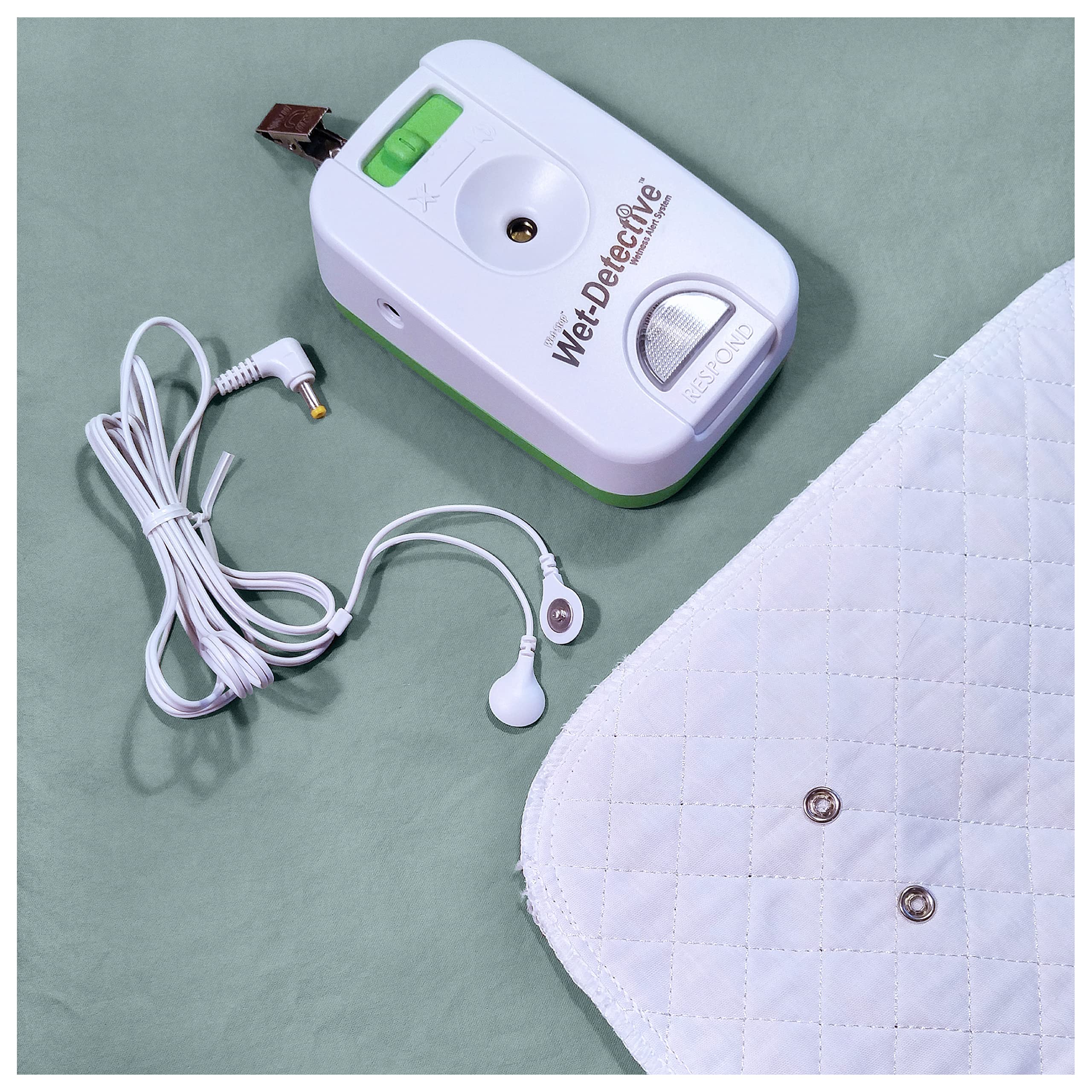 Wet Detective Bedwetting Kit, Incontinence & Bedwetting Alarm System ...