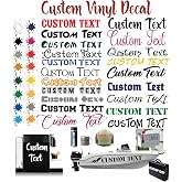 Amazon.com - Custom Vinyl Decal Personalized Design Your Own Name ...
