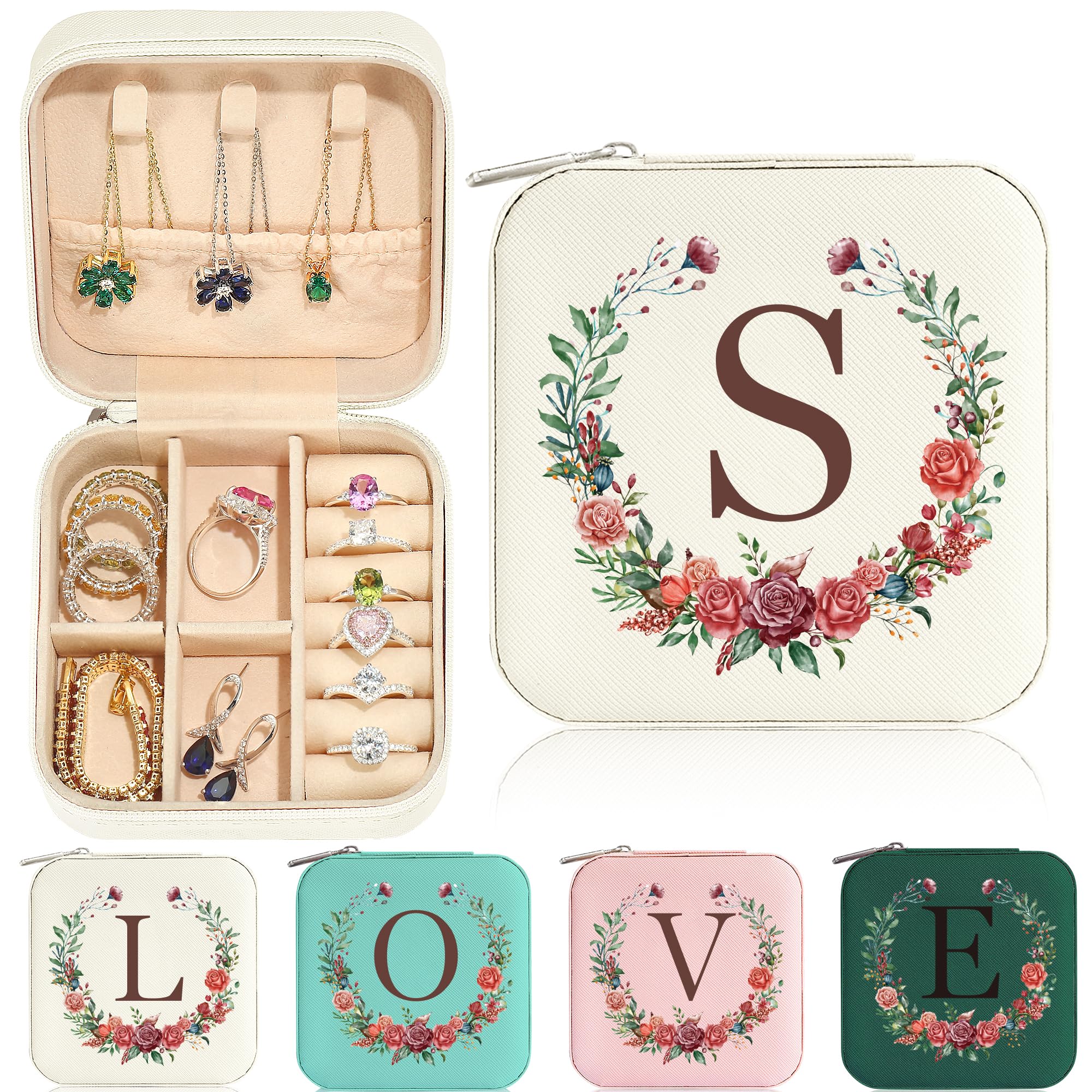 Parima Travel Jewelry Case - Small Jewelry Travel Organizer | Travel ...