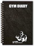 Gym Diary - pocket log book with tough, clear plastic covers... (Red ...