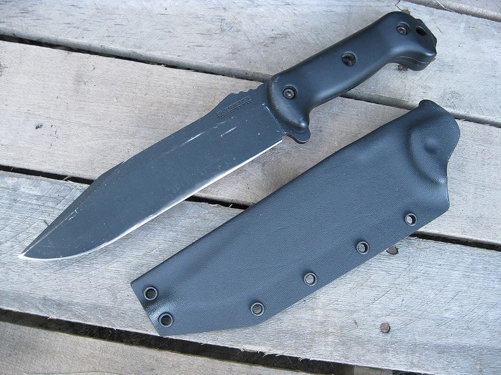 Amazon.com: Valhalla Custom Kydex Sheath Ka-bar Becker BK7 BLACK One ...