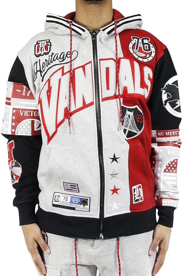 Amazon.com: Heritage Vandals Hoodie Gray: Clothing