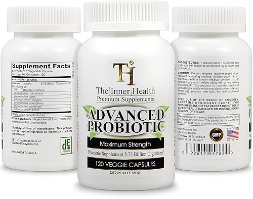 The Inner Health PROBIOTIC Supplement 5.75 Billion Organisms-Bacillus ...