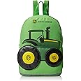 Amazon.com | John Deere Boys' Tractor Toddler Backpack, Lime Green, One ...
