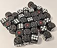 Amazon.com: Cyberpunk Gaming Dice - d6 Set - RPG dice for Shadowrun ...