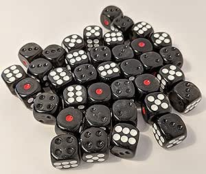 Amazon.com: Cyberpunk Gaming Dice - d6 Set - RPG dice for Shadowrun ...
