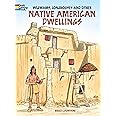 Wigwams, Longhouses and Other Native American Dwellings Coloring Book ...