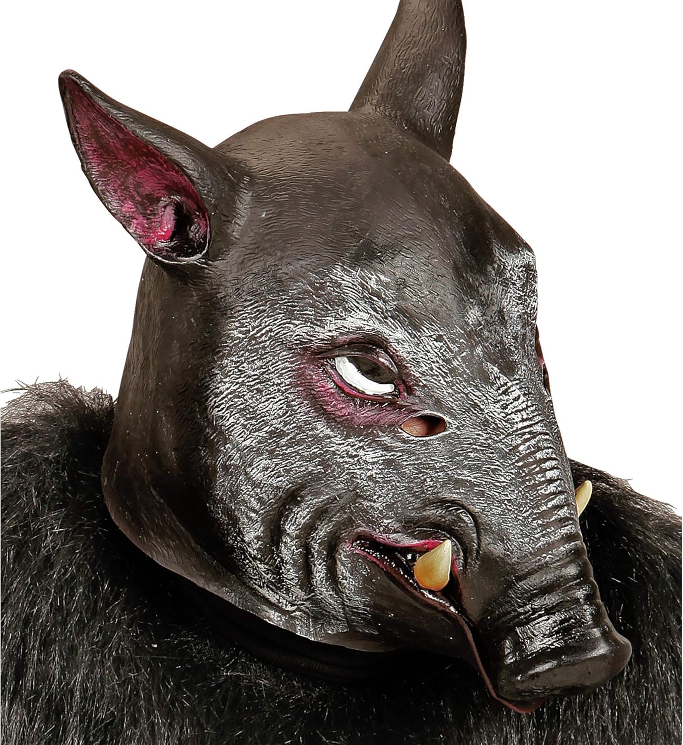 Animal Wild Pig Full Head Mask Boar Stag Do Fancy Dress Accessory Adult ...