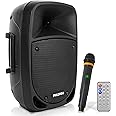 Amazon.com: Pyle 800W Portable Bluetooth PA Speaker - 8’’ Subwoofer, LED Battery Indicator ...