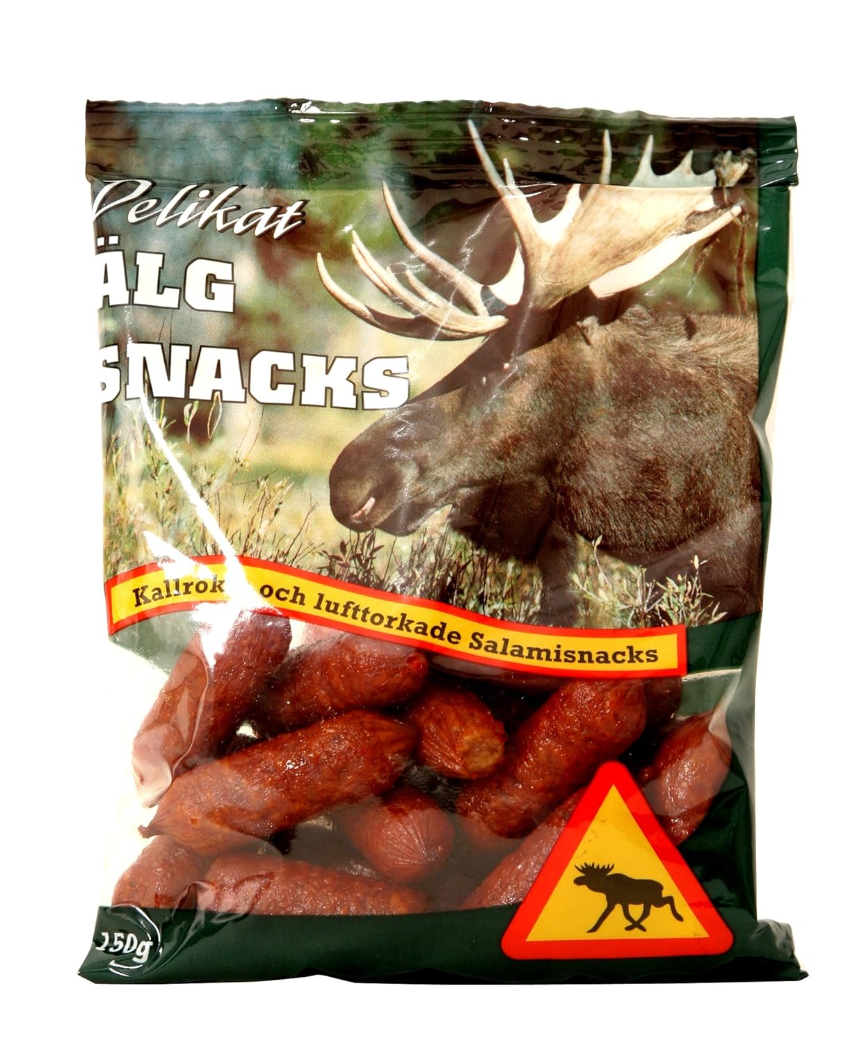 Direkt Charks Salamisnacks mit Elchfleisch aus Schweden (Beutel 150 g ...