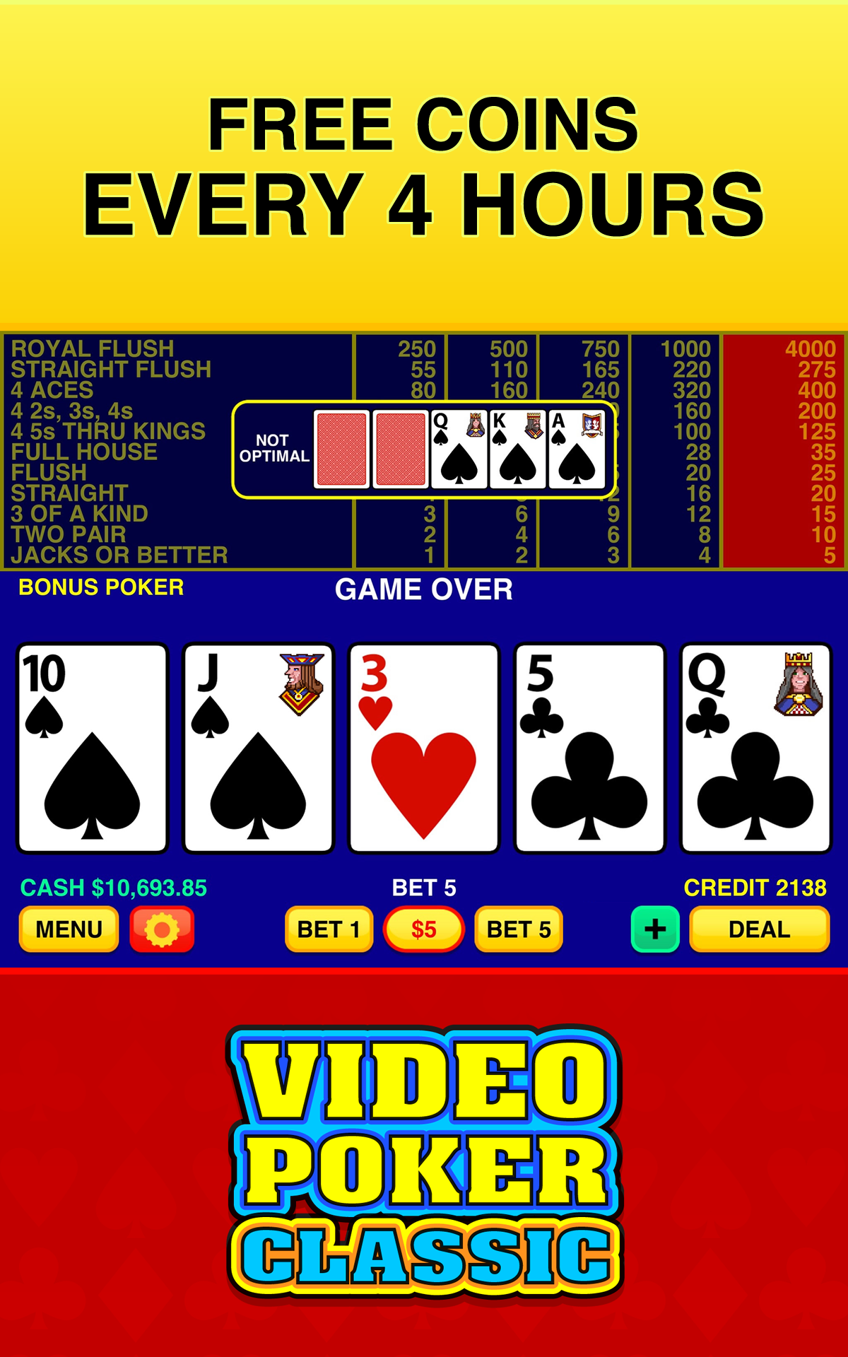 Video Poker Classic:Amazon.com:Appstore for Android