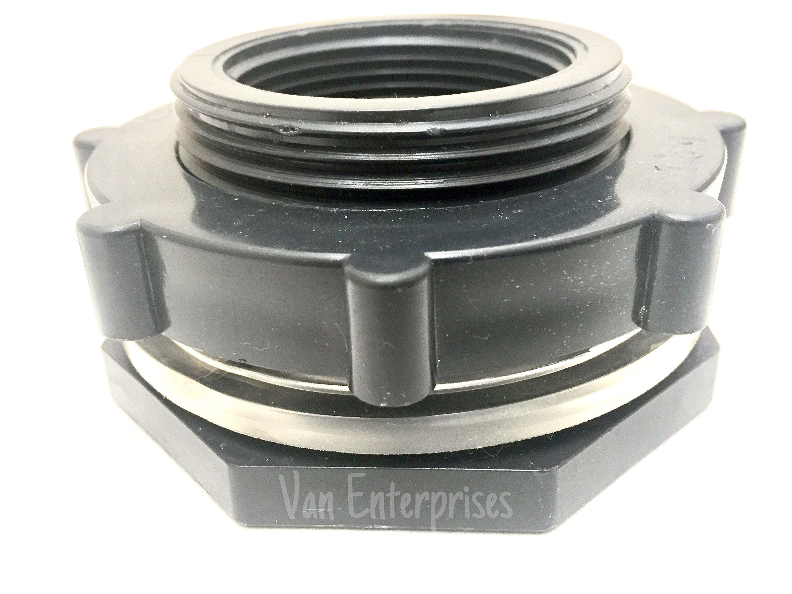 Mua Van Enterprises 1.5" PRO SERIES Bulkhead Tank Fitting Adapter for ...