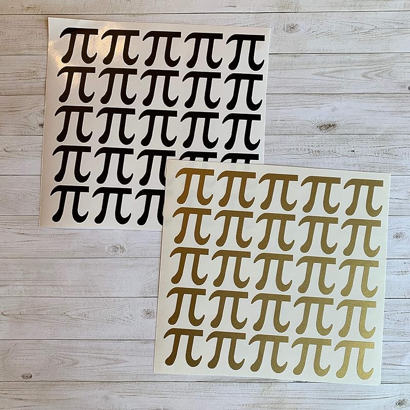 Amazon.com: Pi Vinyl Stickers, Decal, Math Decorations, Math Theme ...