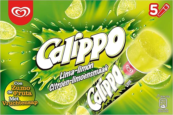 Calippo Helado Lima - Limón con zumo de fruta 5 x 105 ml: Amazon.es ...