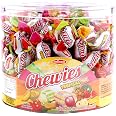 Amazon.com : Wellmade Fruit Chewies Candy Assorted Tropical Flavors ...