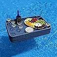 Amazon.com : Sunjoy Wicker Floating Serving Tray 36x24 in. - Aluminum ...