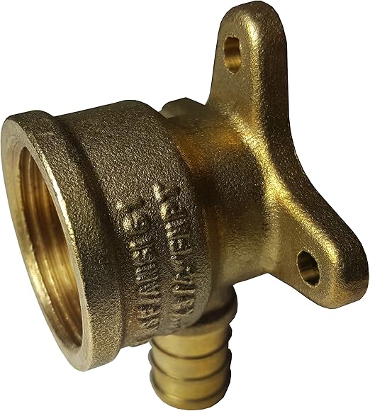 10 PIECES XFITTING 1/2" PEX X 3/4" FEMALE NPT THREADED DROP EAR ELBOW CRIMP FITTINGS - LEAD FREE ...