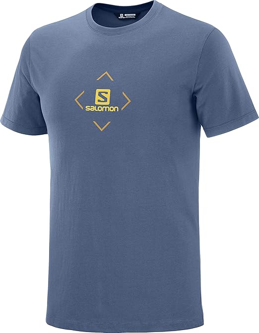 SALOMON Men's Coton Logo Tee M T-Shirt: Amazon.co.uk: Clothing