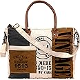 Amazon.com: Shy Shy Bags SEL de MER Upcycled Large Upcycled Canvas ...