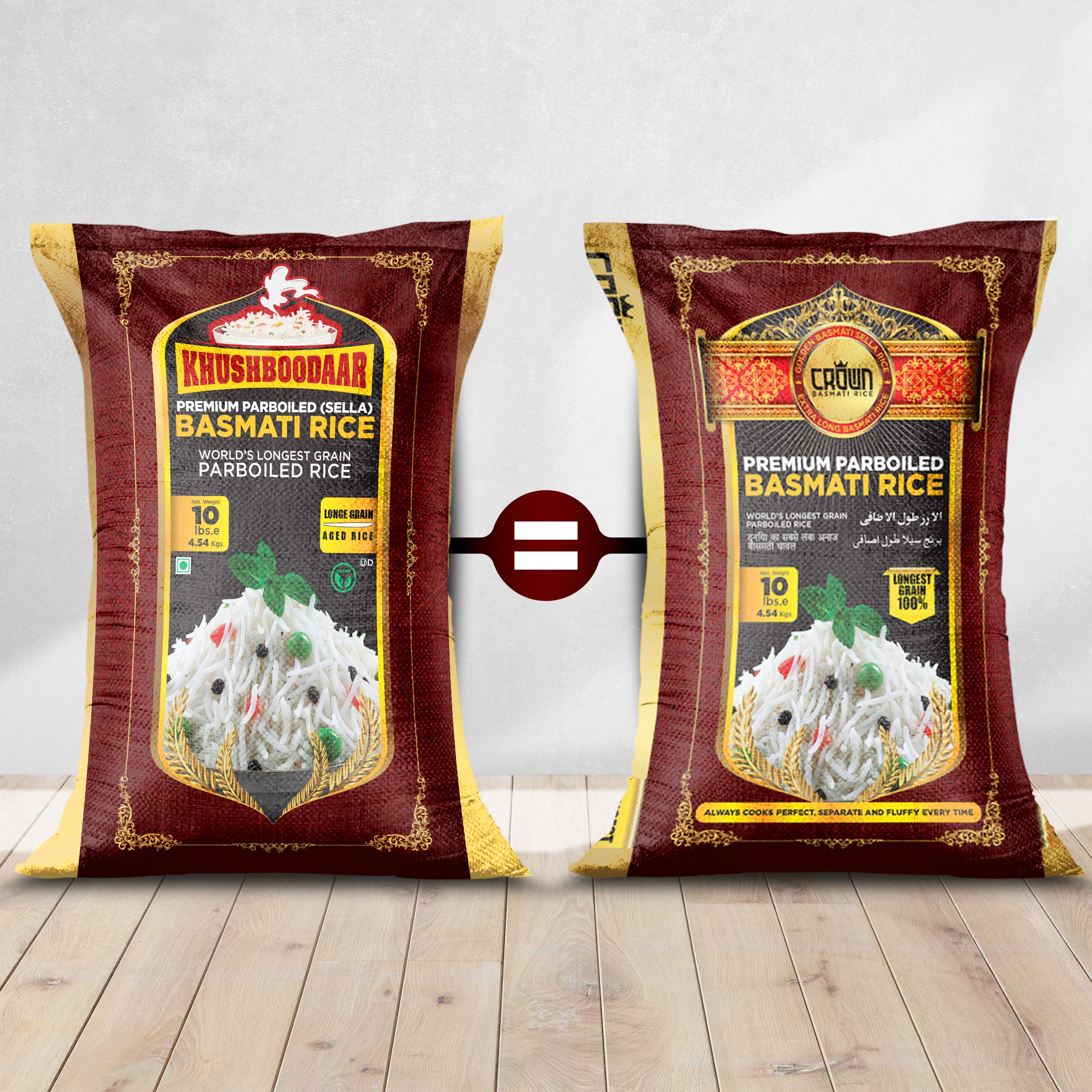 Mua Premium Quality Crown Khushboodaar White Parboiled (Sella) Basmati ...
