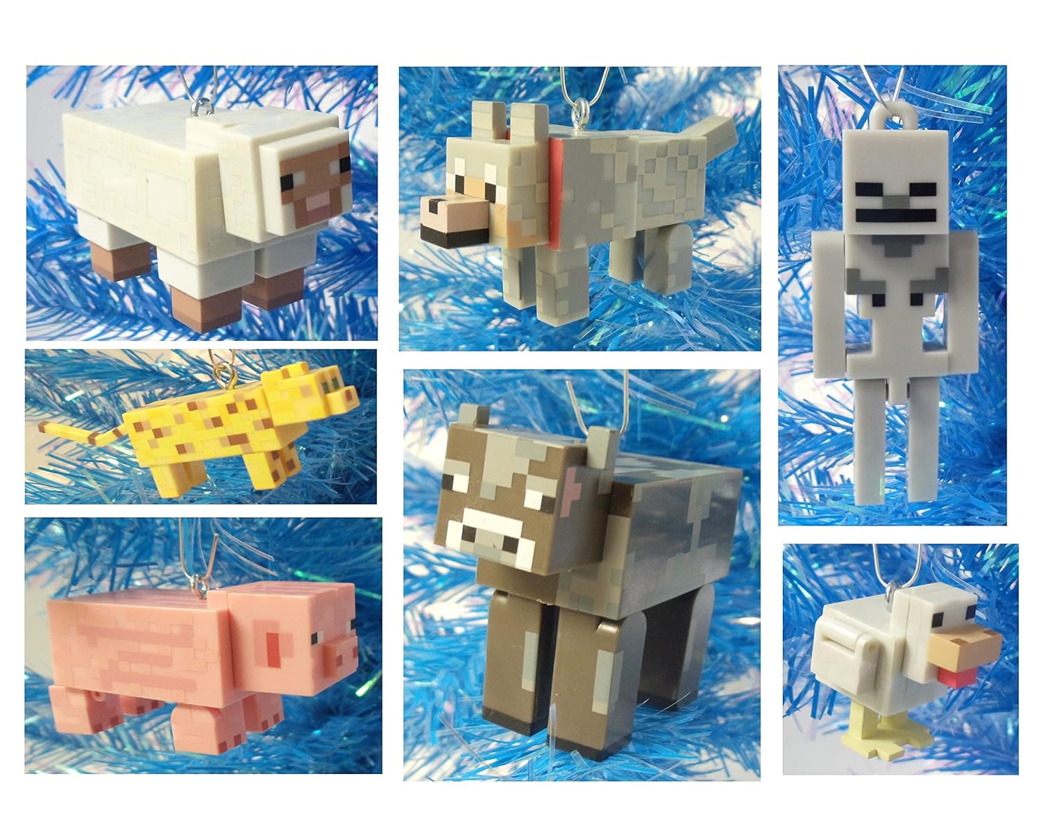 Minecraft Christmas Tree Ornaments