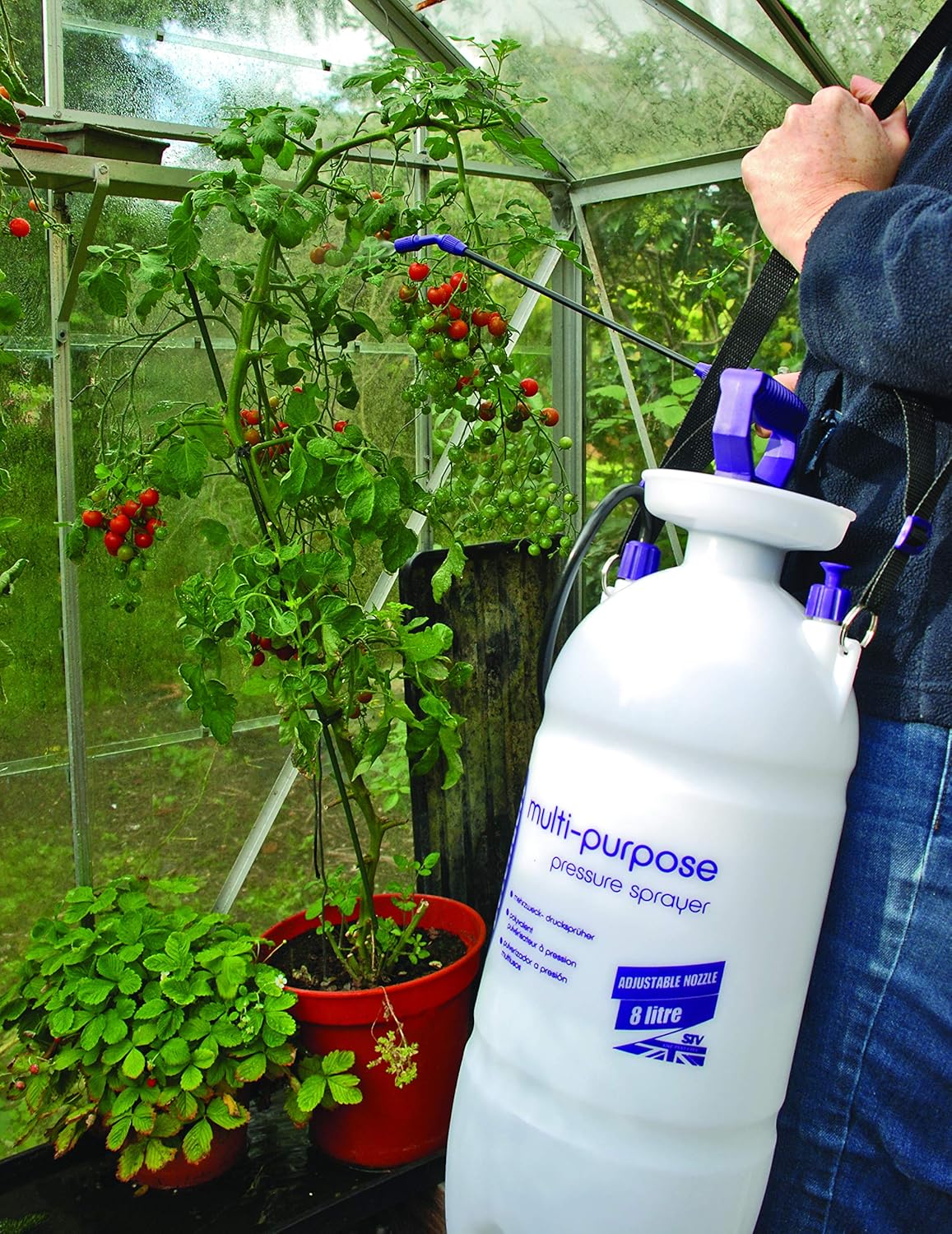 Defenders Multi-Purpose Pressure Sprayer, Pump Action 8 Litre – BigaMart