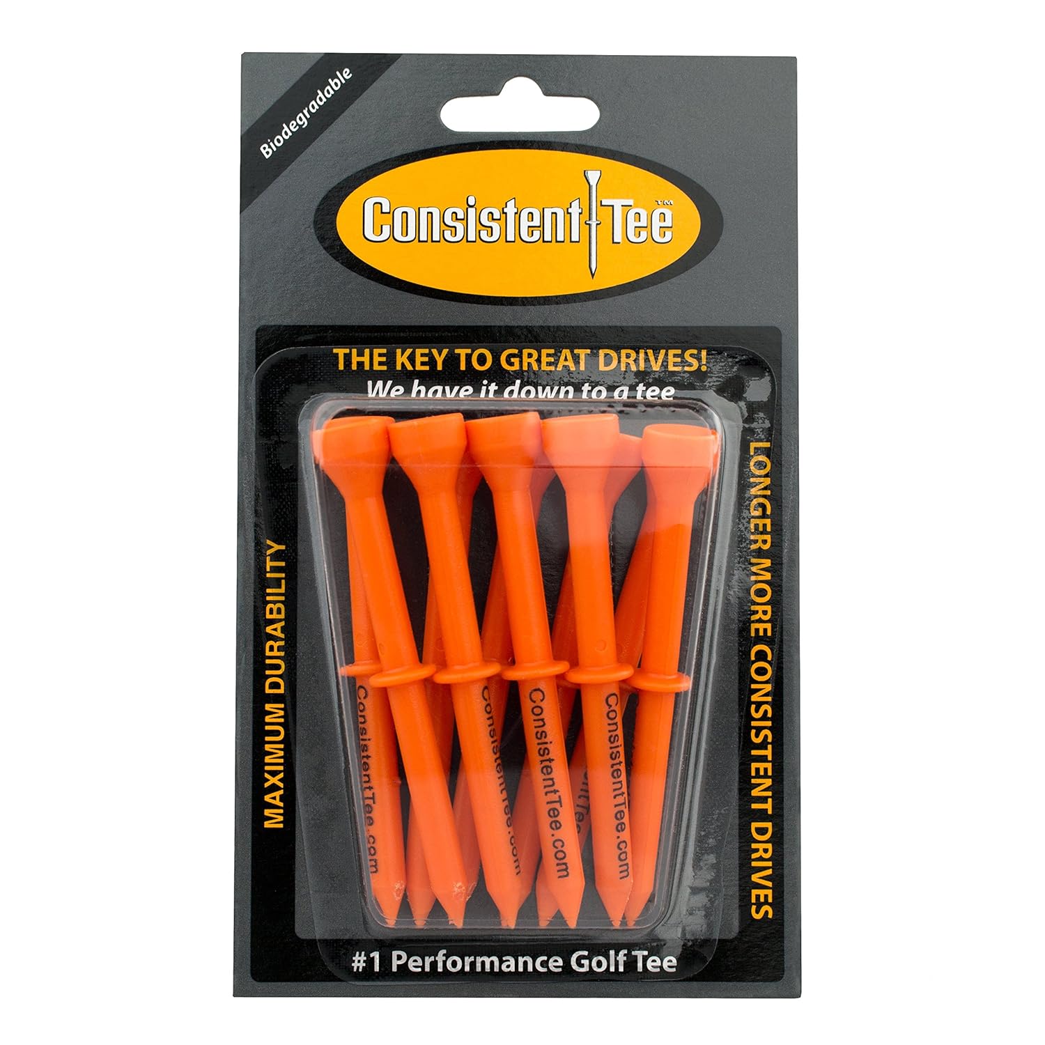 Consistent Golf Tee, Orange, Tees - Amazon Canada