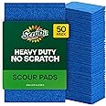 Amazon.com: SCRUBIT 50 Pack Scouring Pad - Heavy Duty Scrub Pads for ...