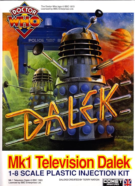 Mk1 Television Dalek [COMET MINIATURE #9] 1-8 Scale Plastic Injection ...