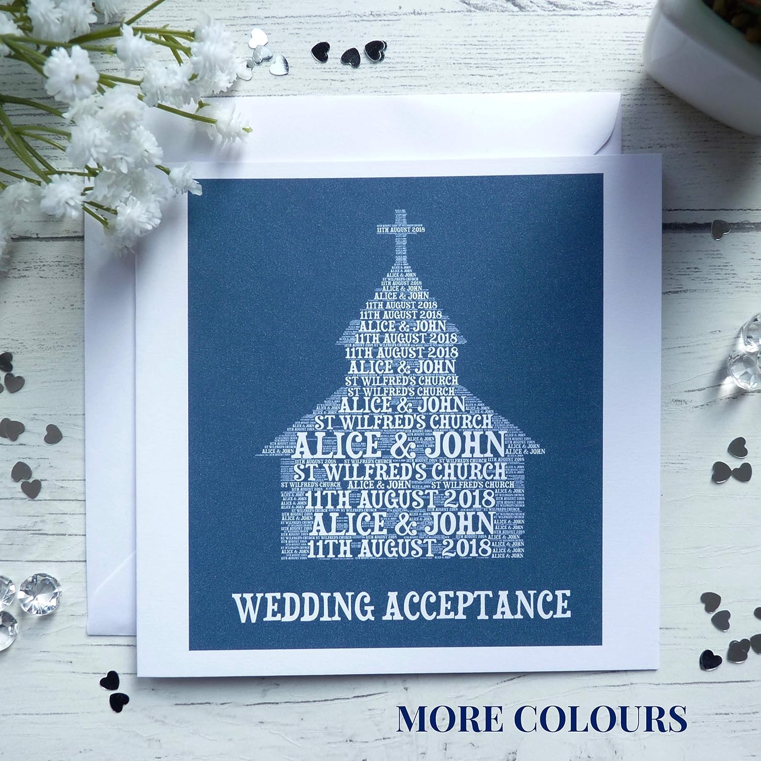 Personalised Wedding Acceptance Card Wedding Acceptance Card Amazon personalised-wedding-acceptance-card-wedding-acceptance-card-amazon
