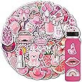 Amazon.com: 102 Pack Cute Preppy Stickers for Girls,Aesthetic Pink ...