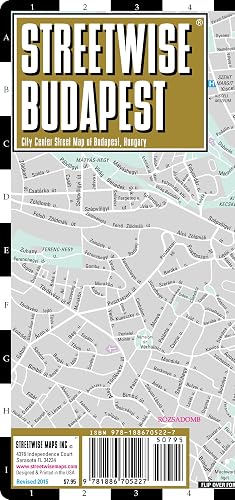 Streetwise Budapest Map - Laminated City Center Street Map of Budapest ...