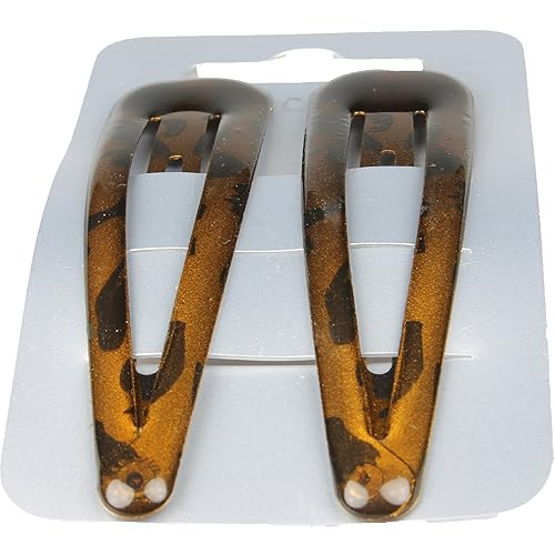 Large Hair Snap Clips Bendies Sleepies 2 Pack 7Cm Ladies Girls Hair ...