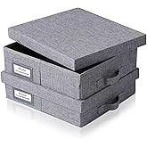 Amazon.com: Comche Linen Scrapbook Storage Box Photo Storage Boxes,14.6 ...