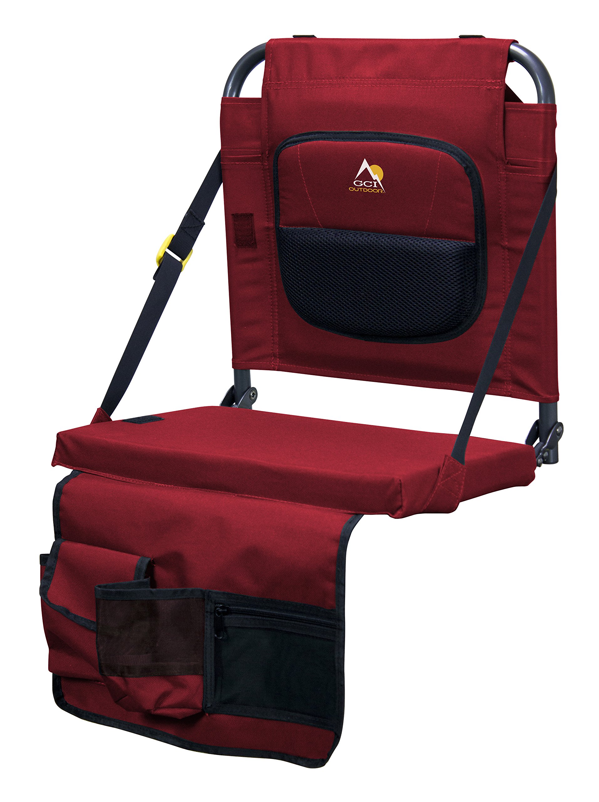 GCI Outdoor BleacherBack Lumbar Stadium Chair With Padded Backrest for ...